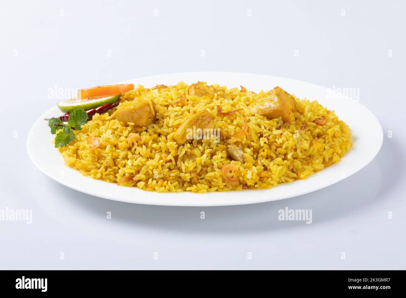 motton dhum biriyani using jeera rice and spices arranged in earthen ...