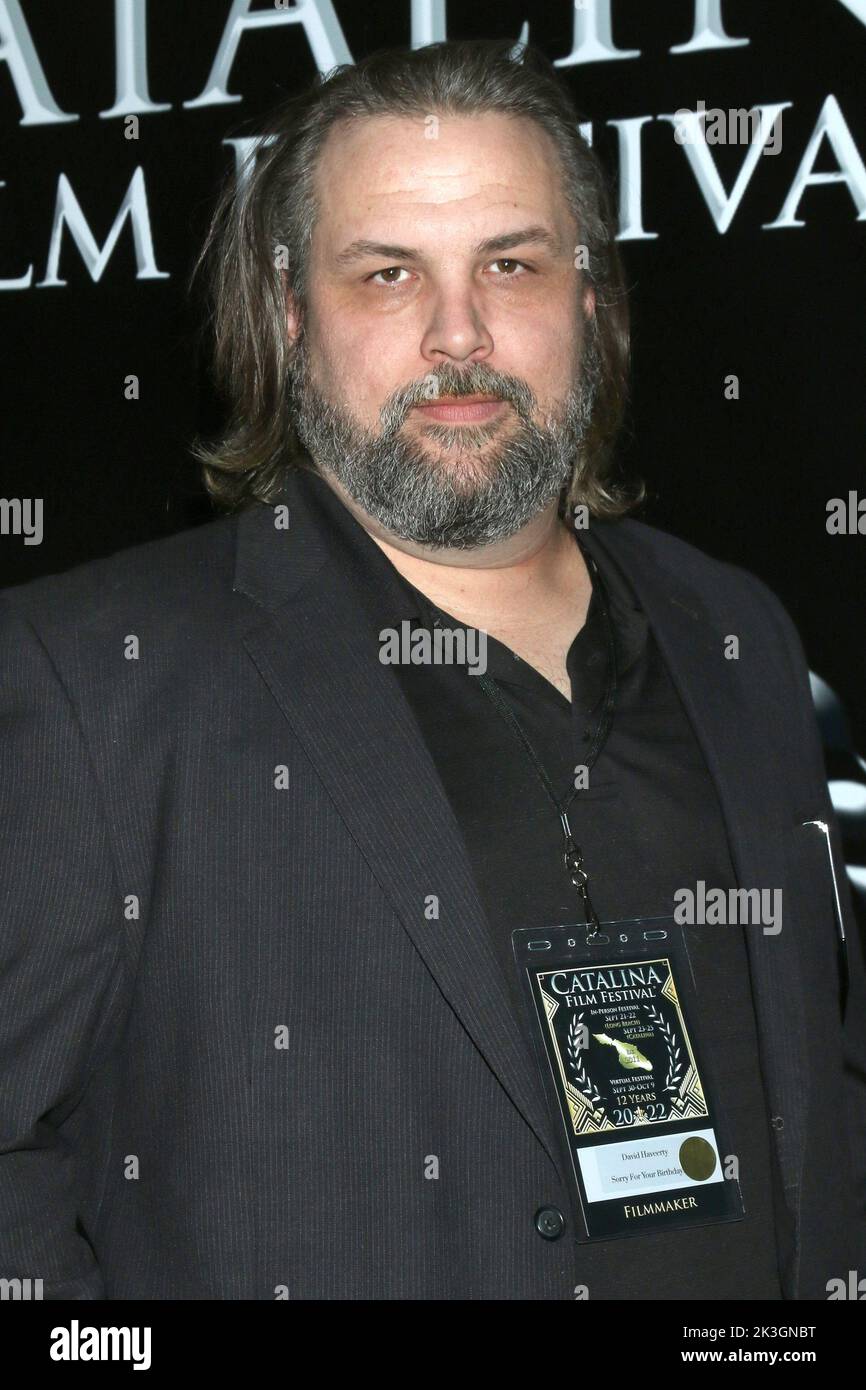 LOS ANGELES - SEP 22: David Haverty at the 2022 Catalina Film Festival ...