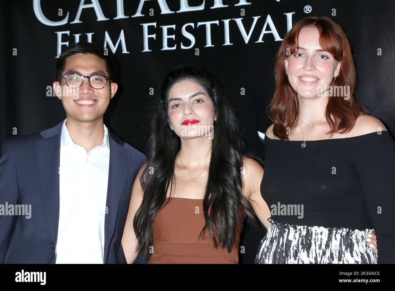 LOS ANGELES - SEP 22: Joshua Chun, Jasmin Bissete, Maya Hartleben at ...