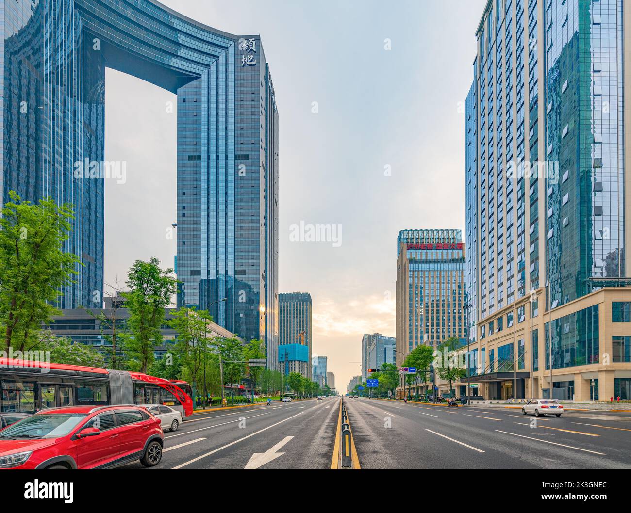 Street Scenery of Chengdu, Sichuan Province, China Stock Photo - Alamy