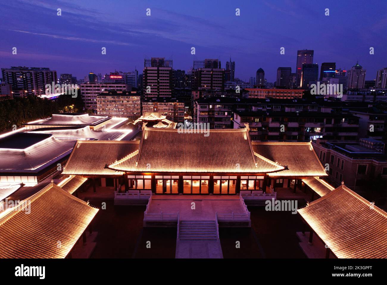 HANGZHOU, CHINA - SEPTEMBER 26, 2022 - An aerial view of the Hangzhou ...