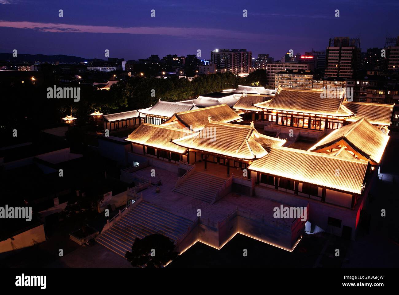HANGZHOU, CHINA - SEPTEMBER 26, 2022 - An aerial view of the Hangzhou ...