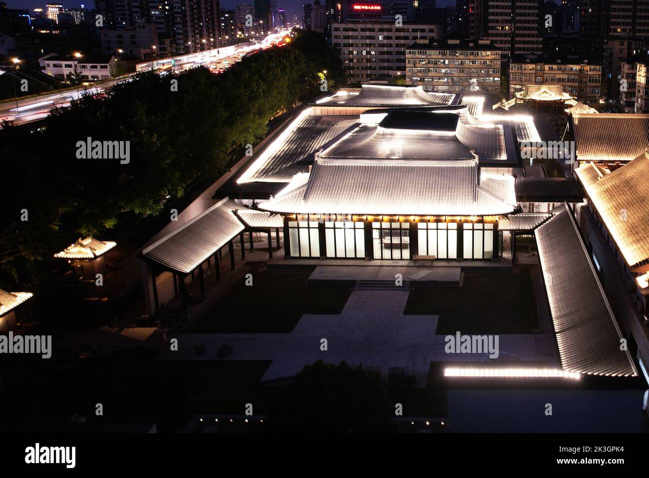 HANGZHOU, CHINA - SEPTEMBER 26, 2022 - An aerial view of the Hangzhou ...