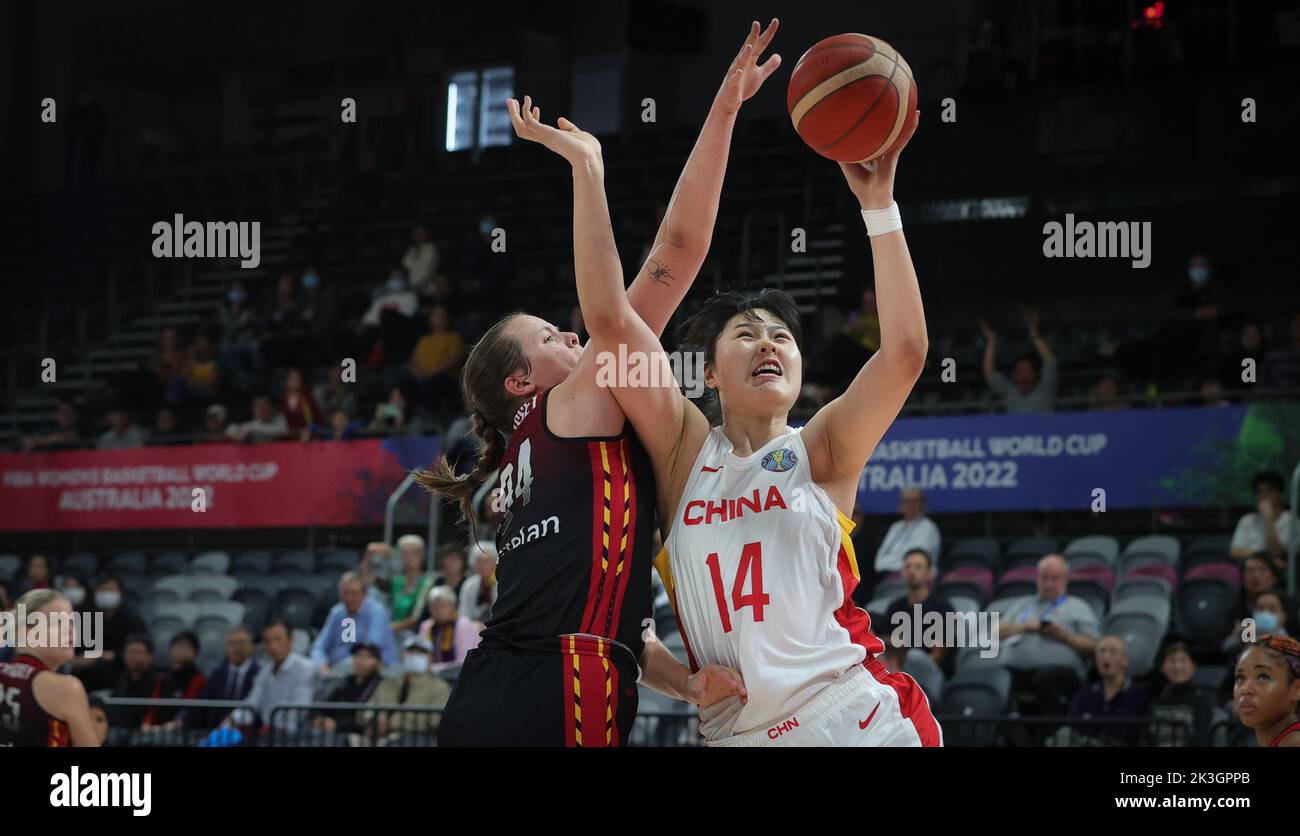 Sydney, Australia, 27 September 2022, Belgium's Billie Massey and China ...