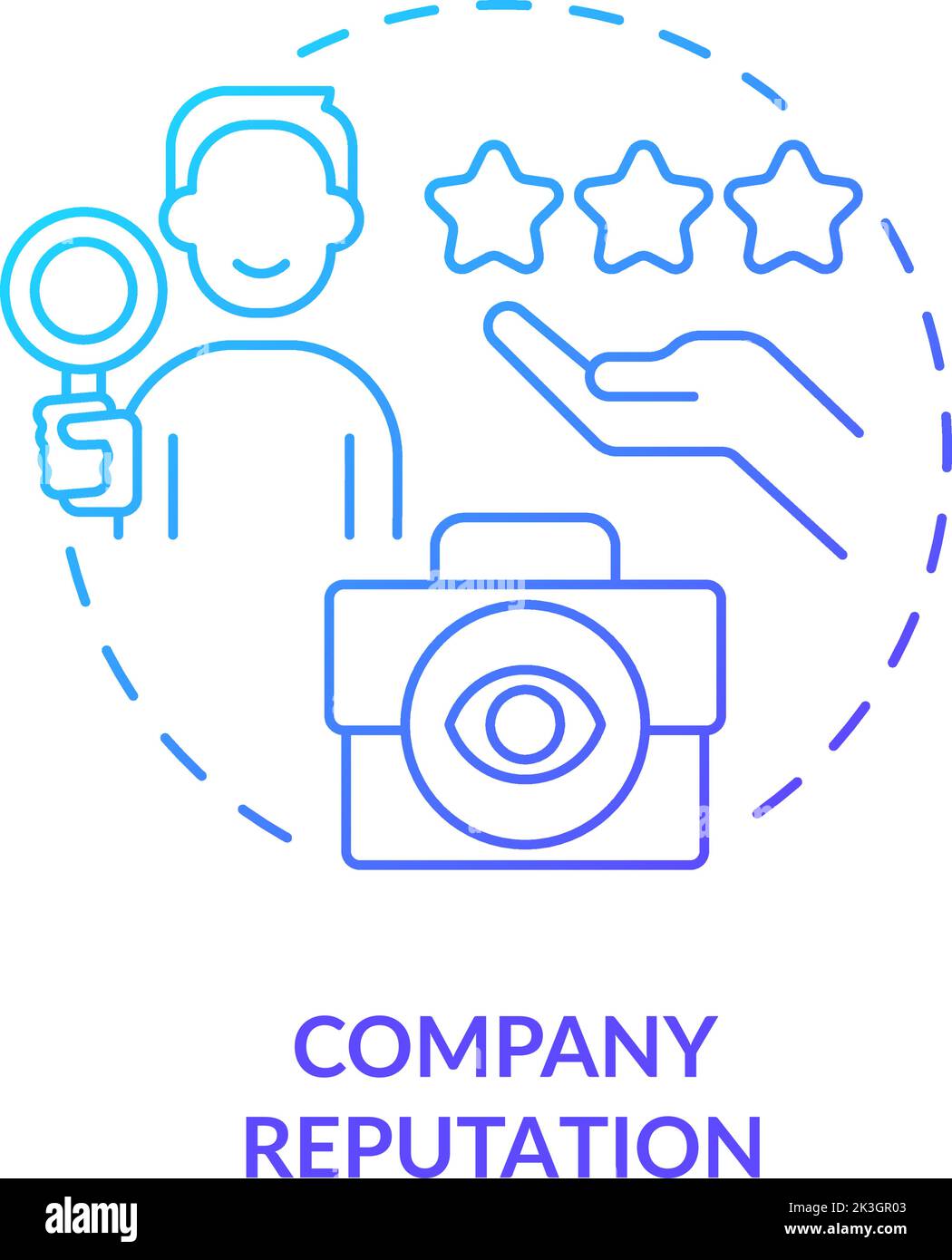 Job seeker circle Stock Vector Images - Alamy