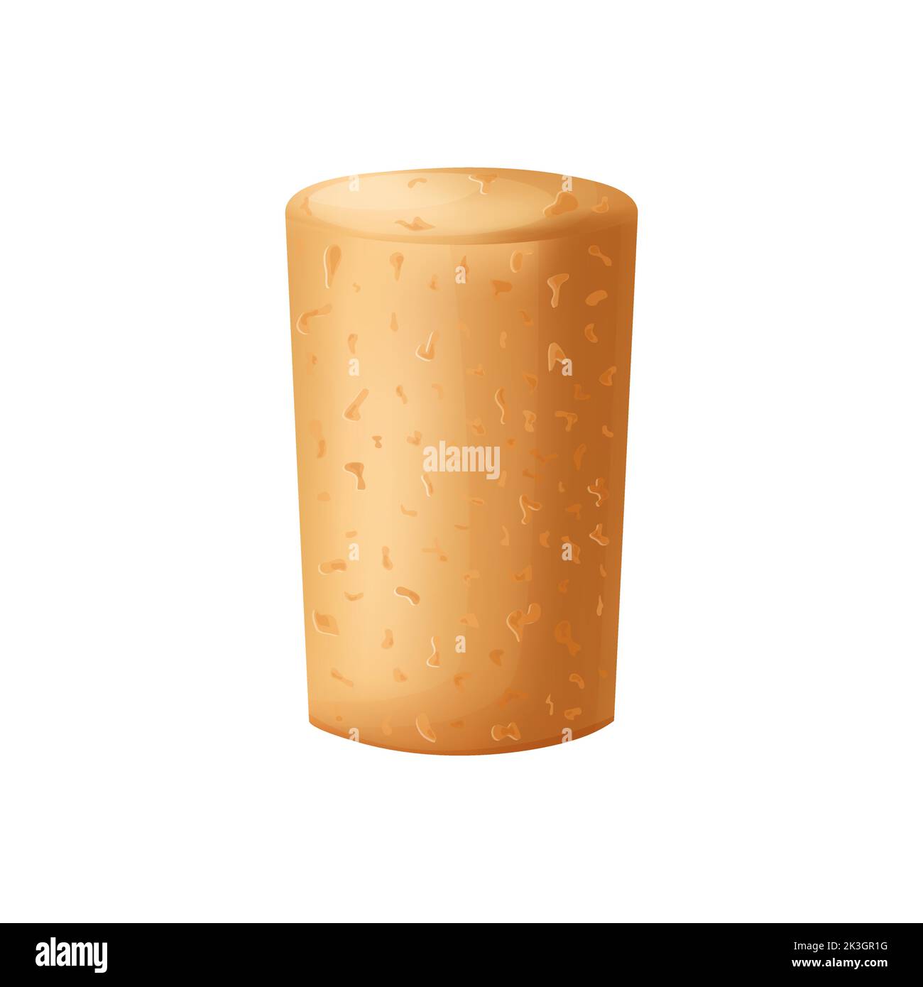 Cork stopper wooden taps. Wine bung in cartoon. Corkwood plug with ...