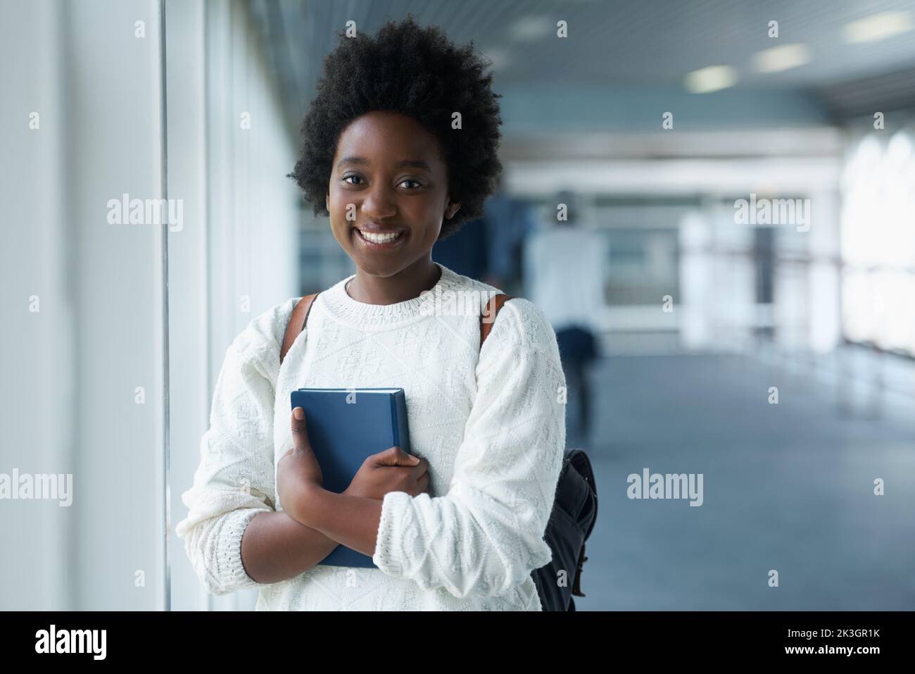Studying for my future. Portrait of a confident young african american ...
