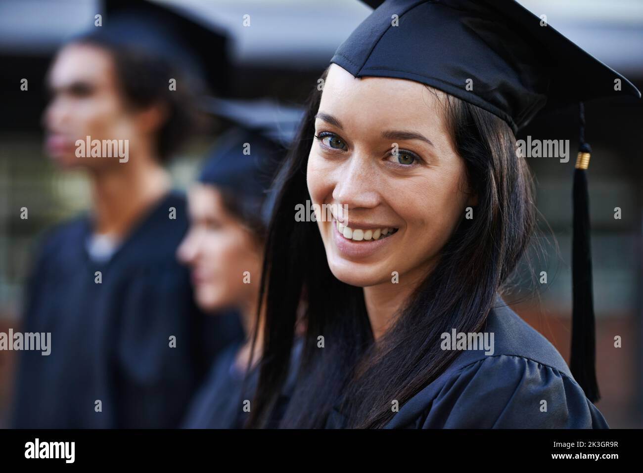 Ive waited for this day...Students at their graduation ceremony Stock ...