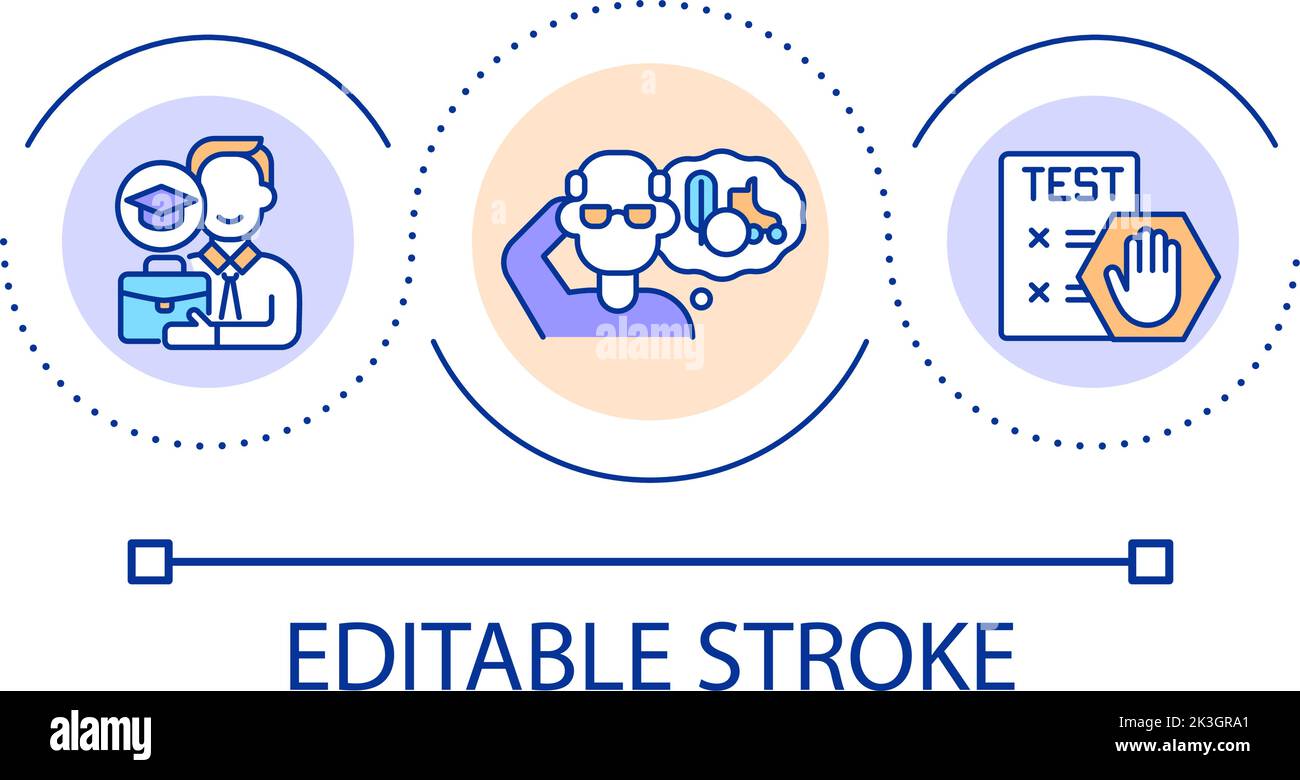 Lifelong learning loop concept icon Stock Vector Image & Art - Alamy