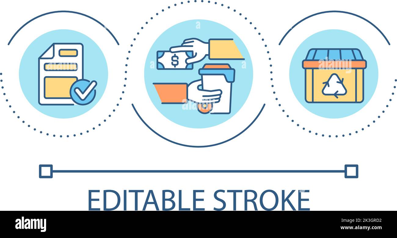 Waste management company logo hi-res stock photography and images - Alamy