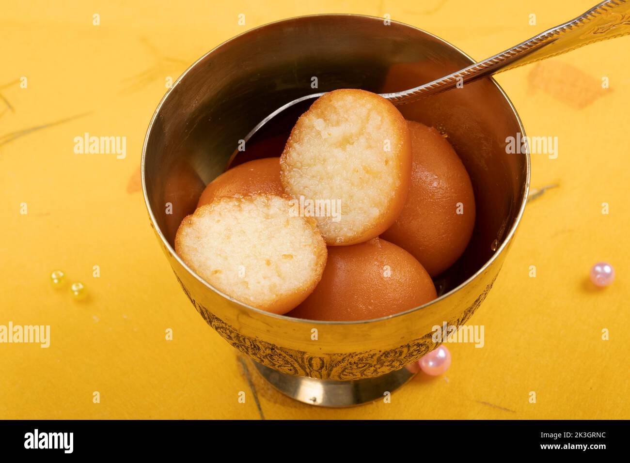 Gulab jamun is a milk-solid-based sweet dumpling popular in Bangladesh ...