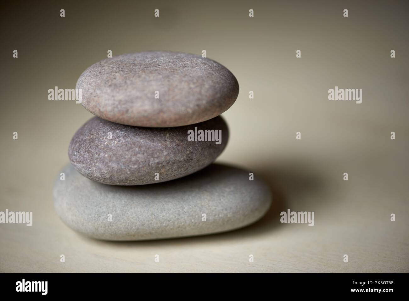 Feeling balanced. Three stones balanced on top of each other in natural ...