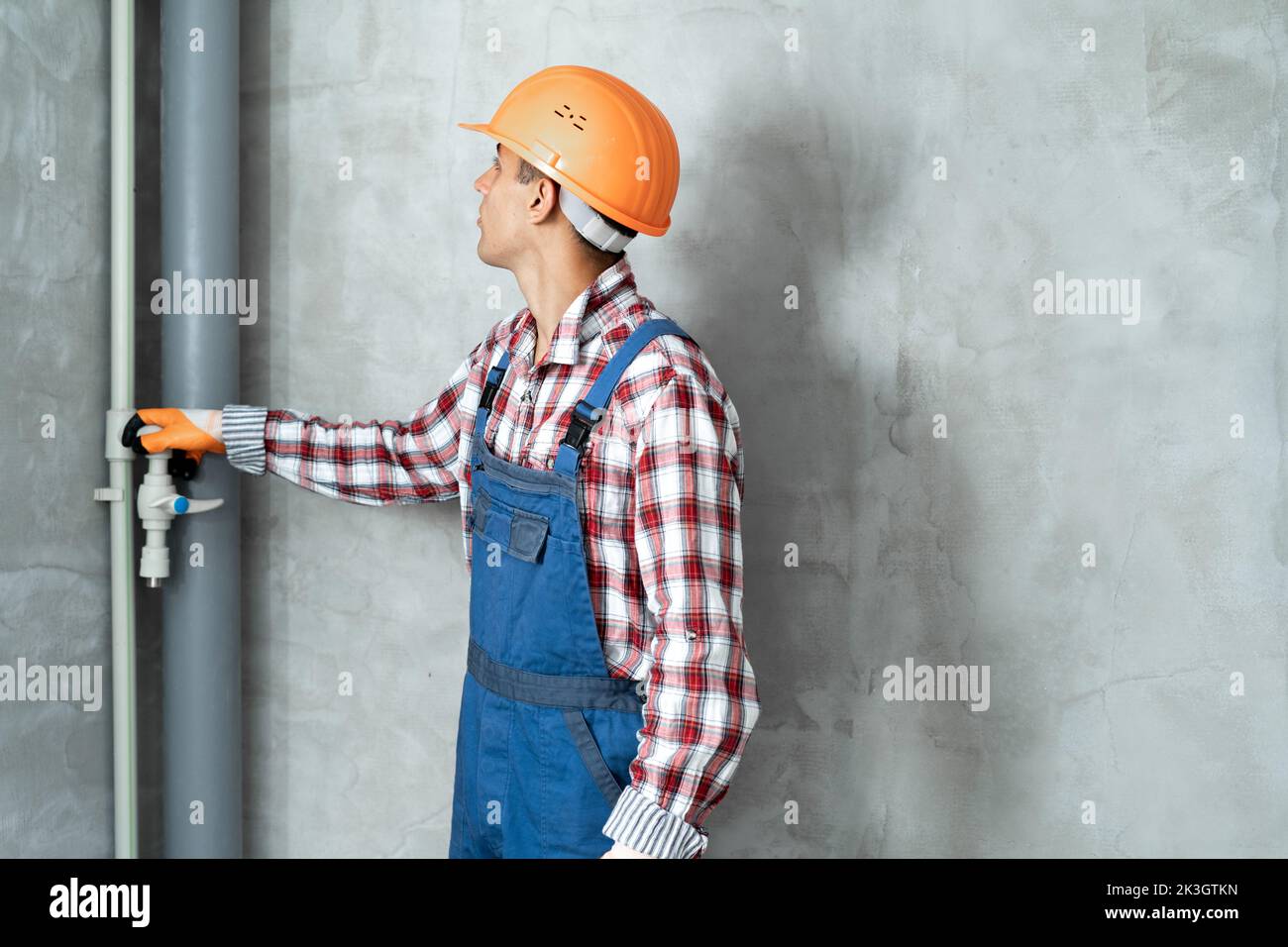 Construction and repair. young foreman builder, engineer or inspector ...