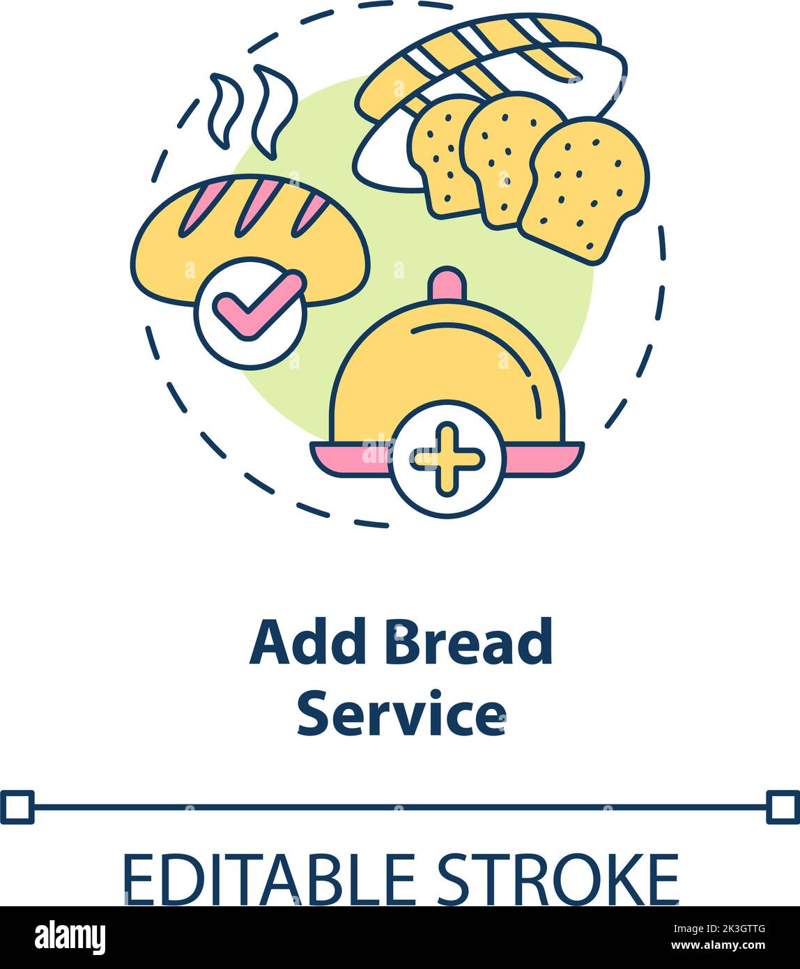 Add bread service concept icon Stock Vector Image & Art - Alamy Add bread service concept icon Stock Vector Image & Art - Alamy