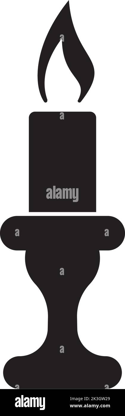 Candle Vector icon design illustration Template Stock Vector Image ...