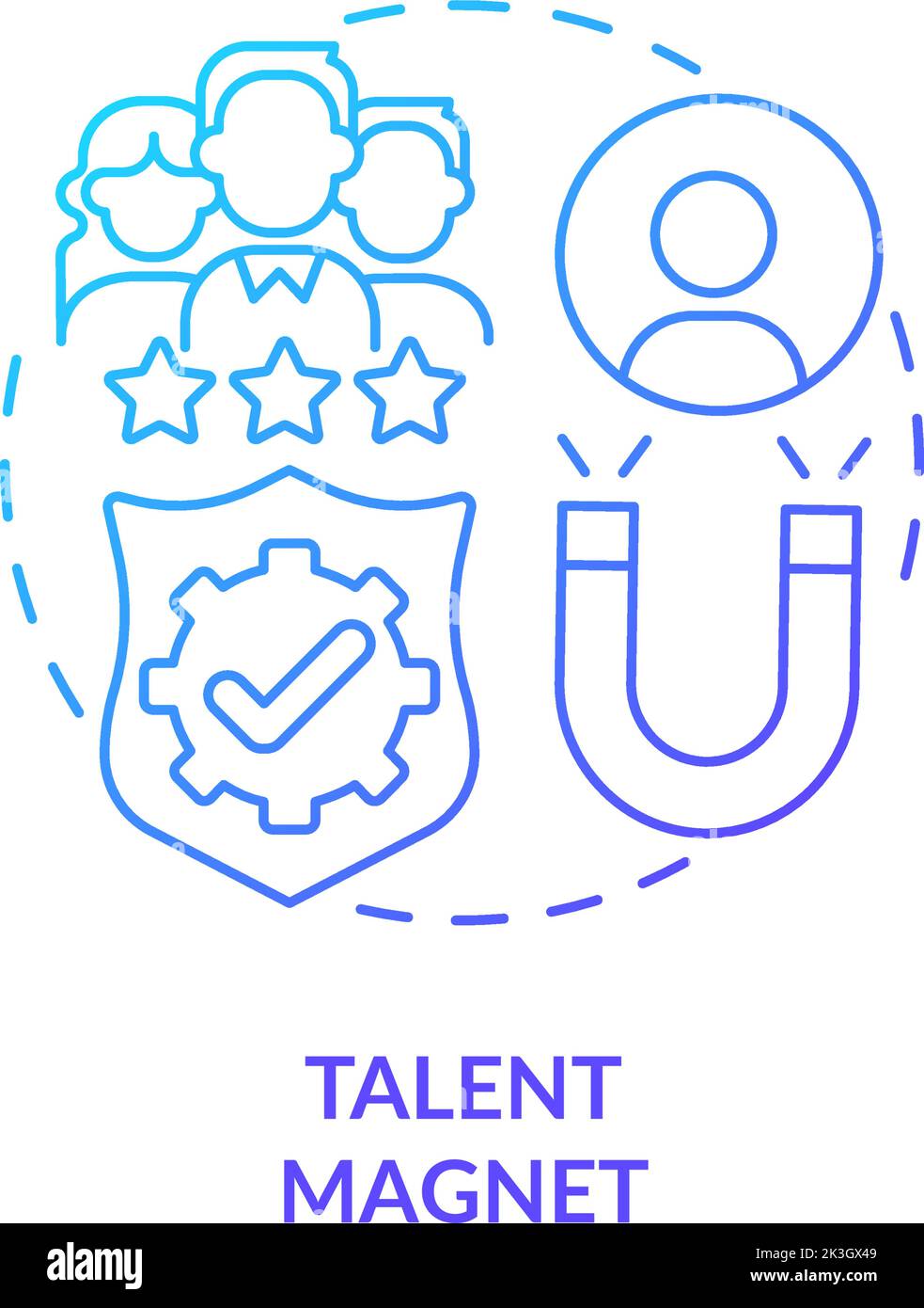 Talent magnet Stock Vector Images - Alamy