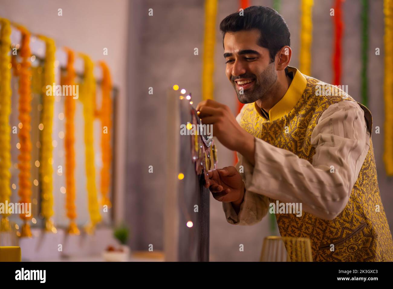Diwali celebration in office hi-res stock photography and images - Alamy