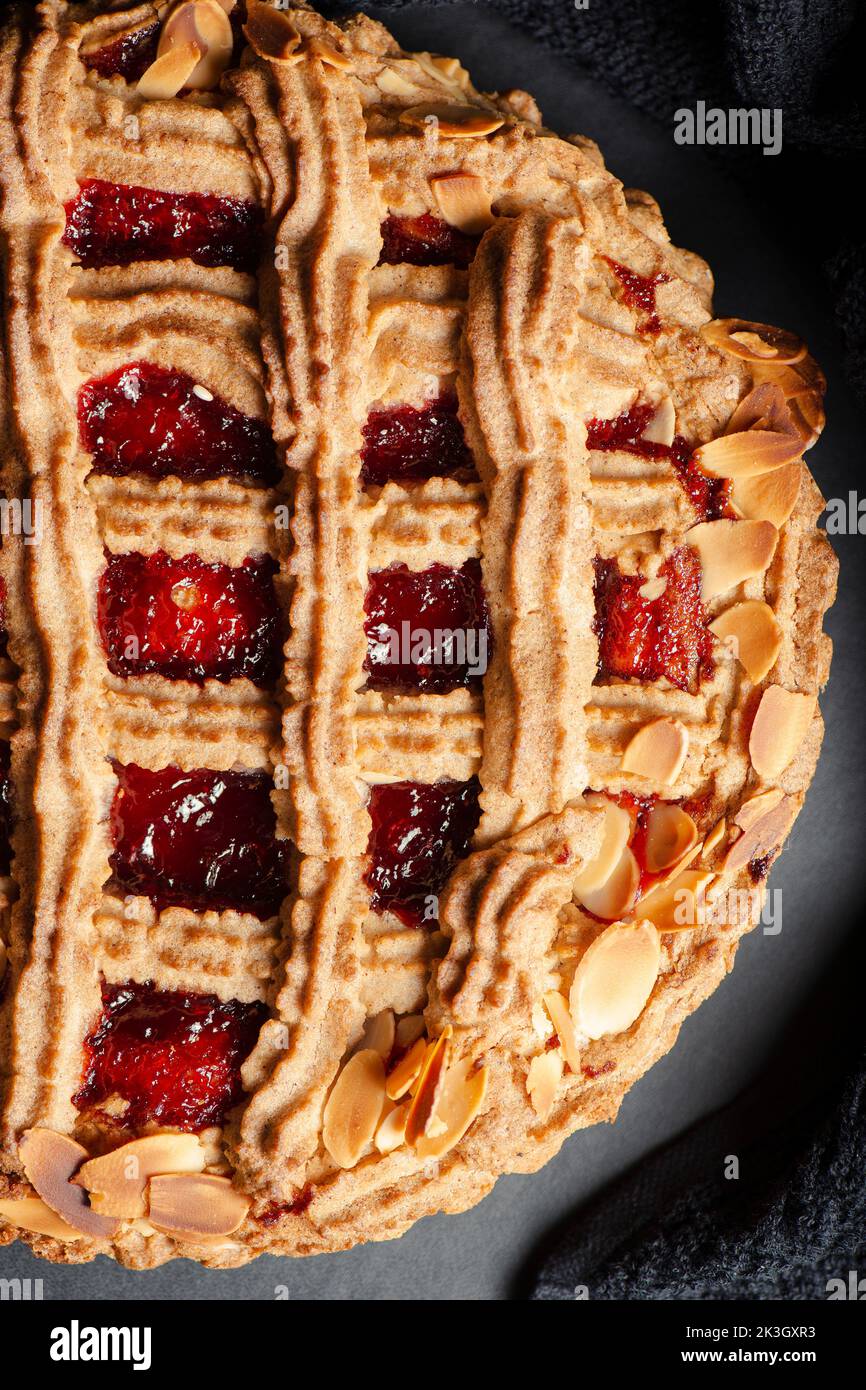 The Linzer torte is a traditional Austrian pastry, a form of shortbread ...