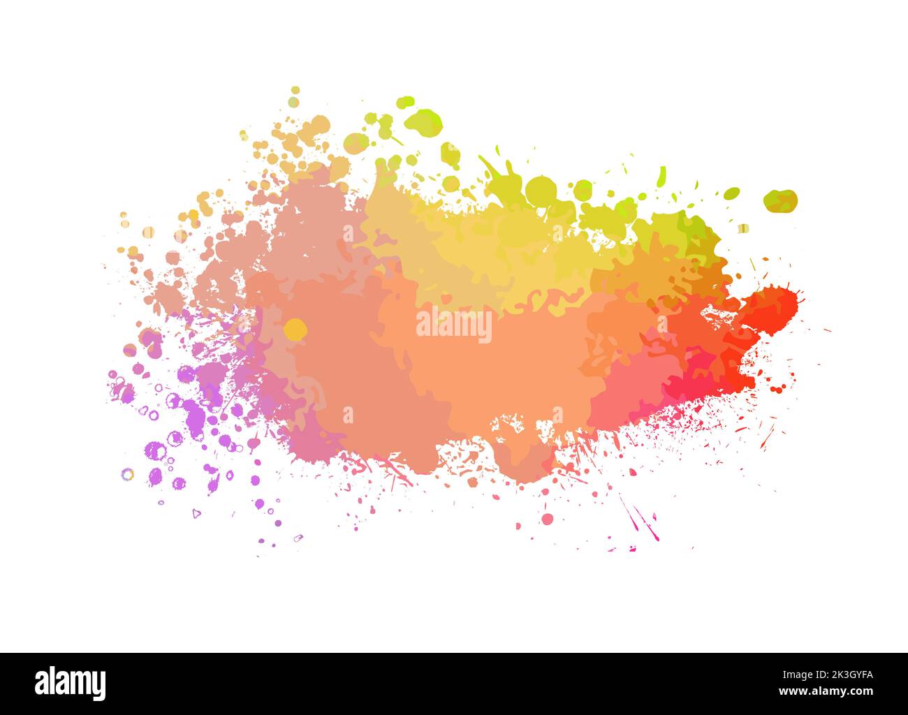 Multicolored blot object. Vector illustration Stock Vector Image & Art ...