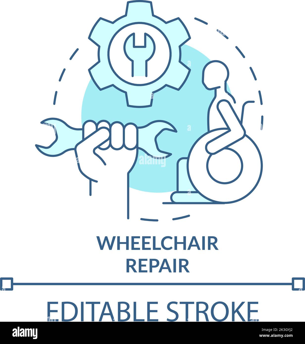 Wheelchair for infographic Cut Out Stock Images & Pictures - Alamy