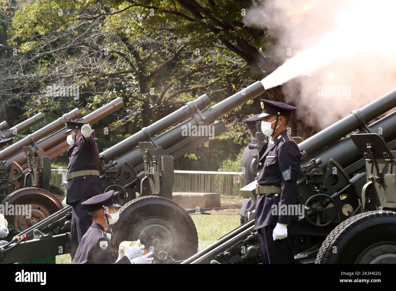 Tokyo, Japan. 27th Sep, 2022. Japanese Ground Self-Defense Force ...