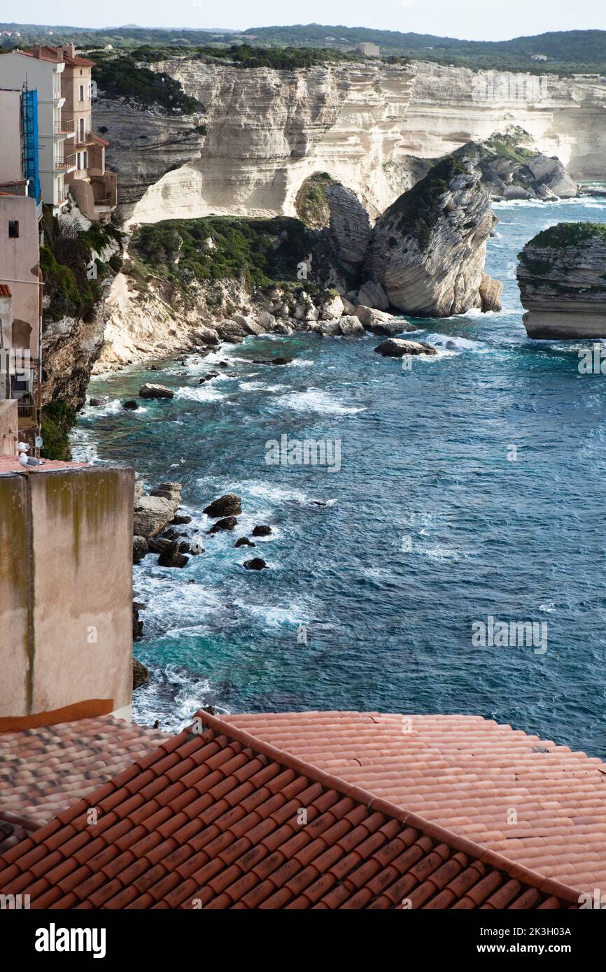 The bonifacio caves hi-res stock photography and images - Alamy