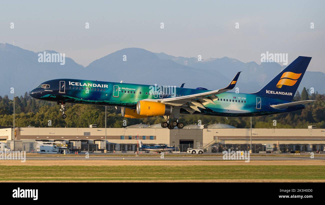 Richmond, British Columbia, Canada. 26th Sep, 2022. An Icelandair ...