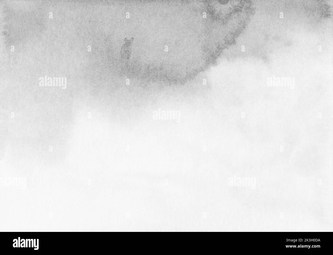Watercolor light gray gradient background. Abstract monochrome backdrop ...