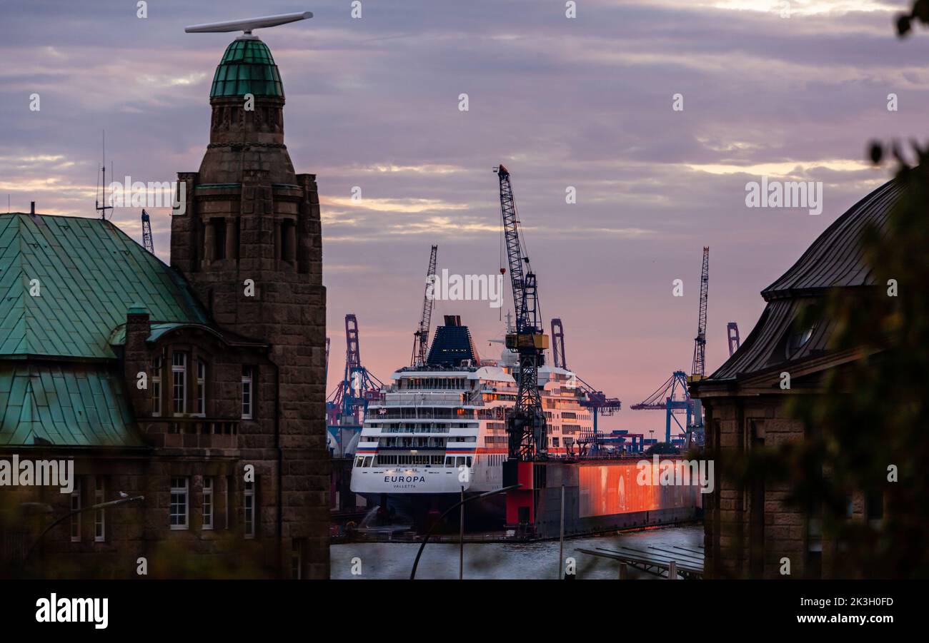 Hamburg, Germany, 10th Sep, 2022: MS Europa cruise ship in the ...