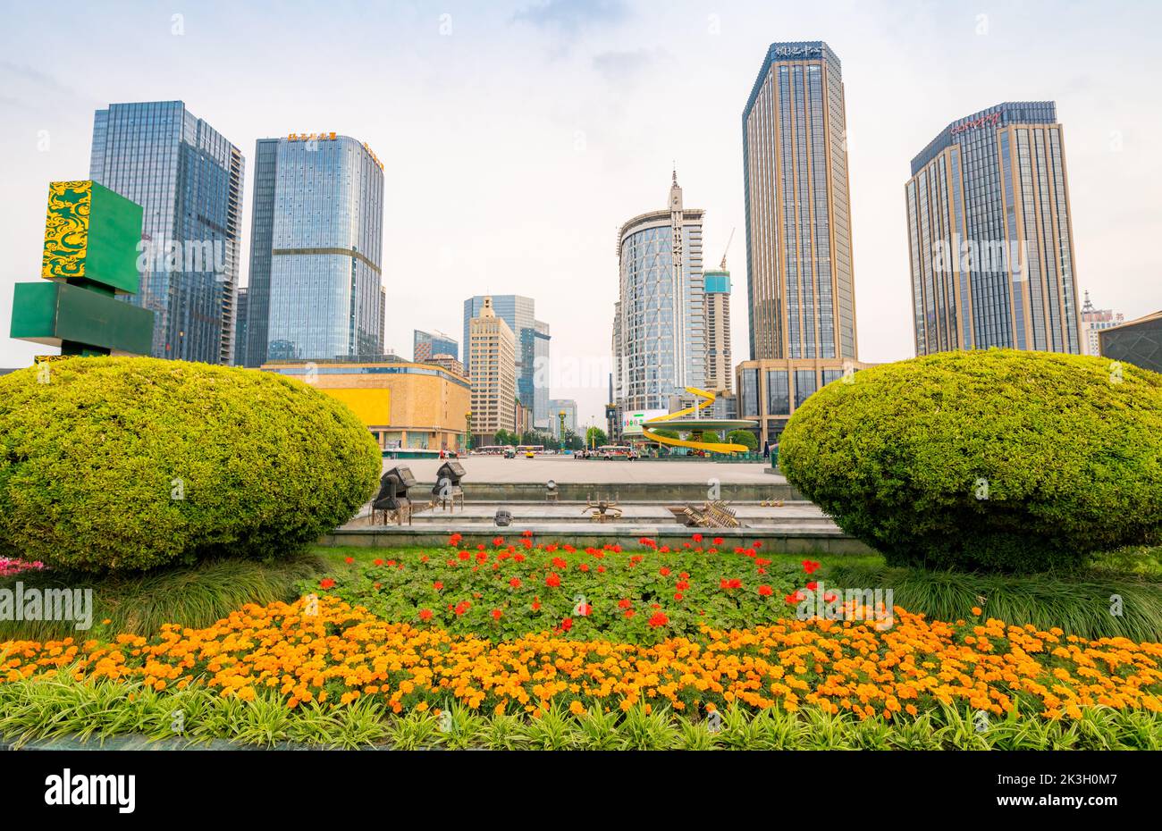 Tianfu Square, Chengdu, Sichuan, China Stock Photo - Alamy