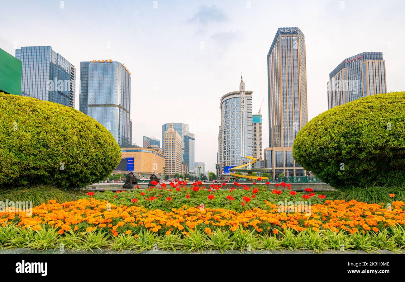 Tianfu Square, Chengdu, Sichuan, China Stock Photo - Alamy