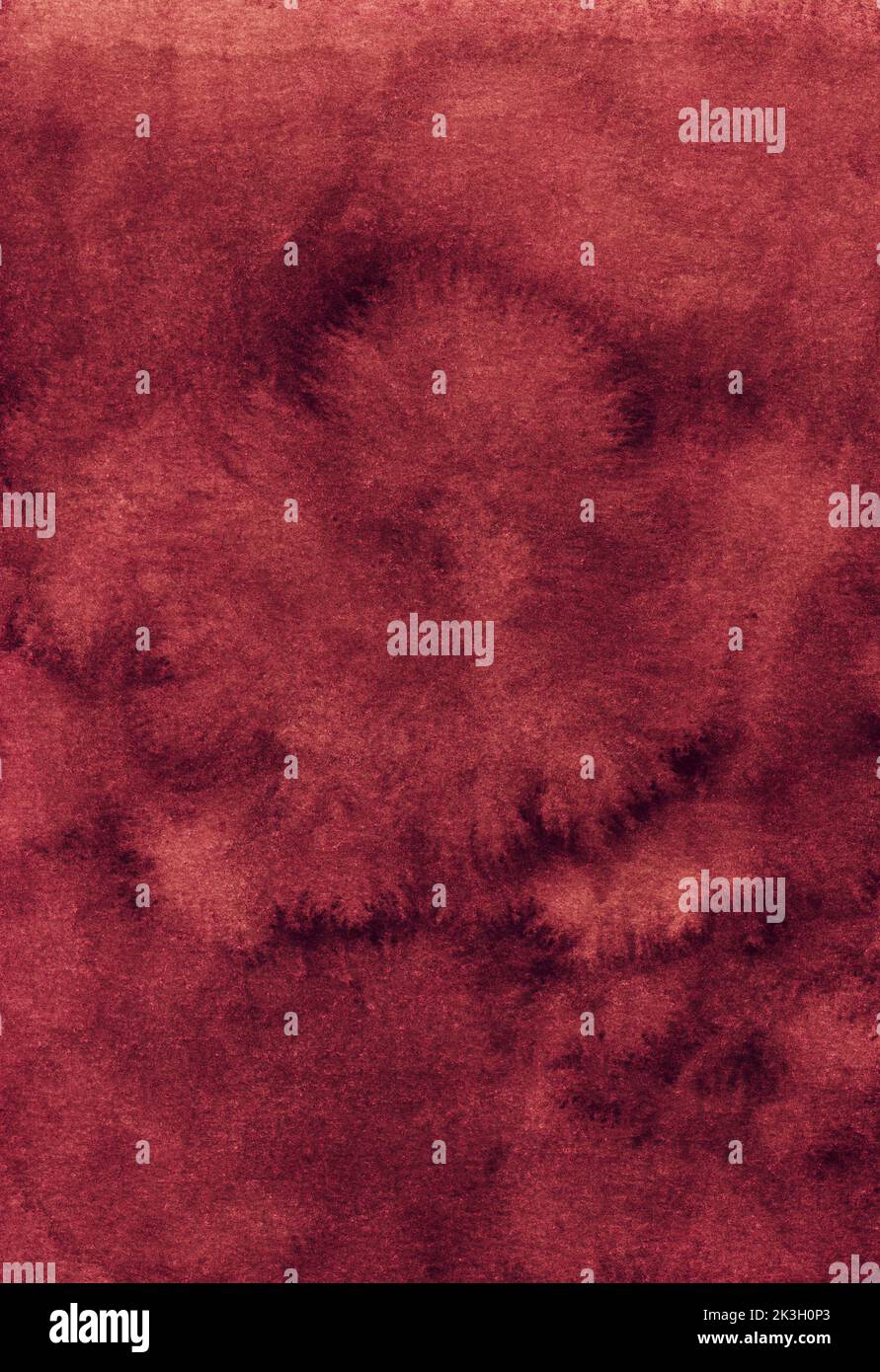 Watercolor deep red background texture. Aquarelle abstract old dark red ...