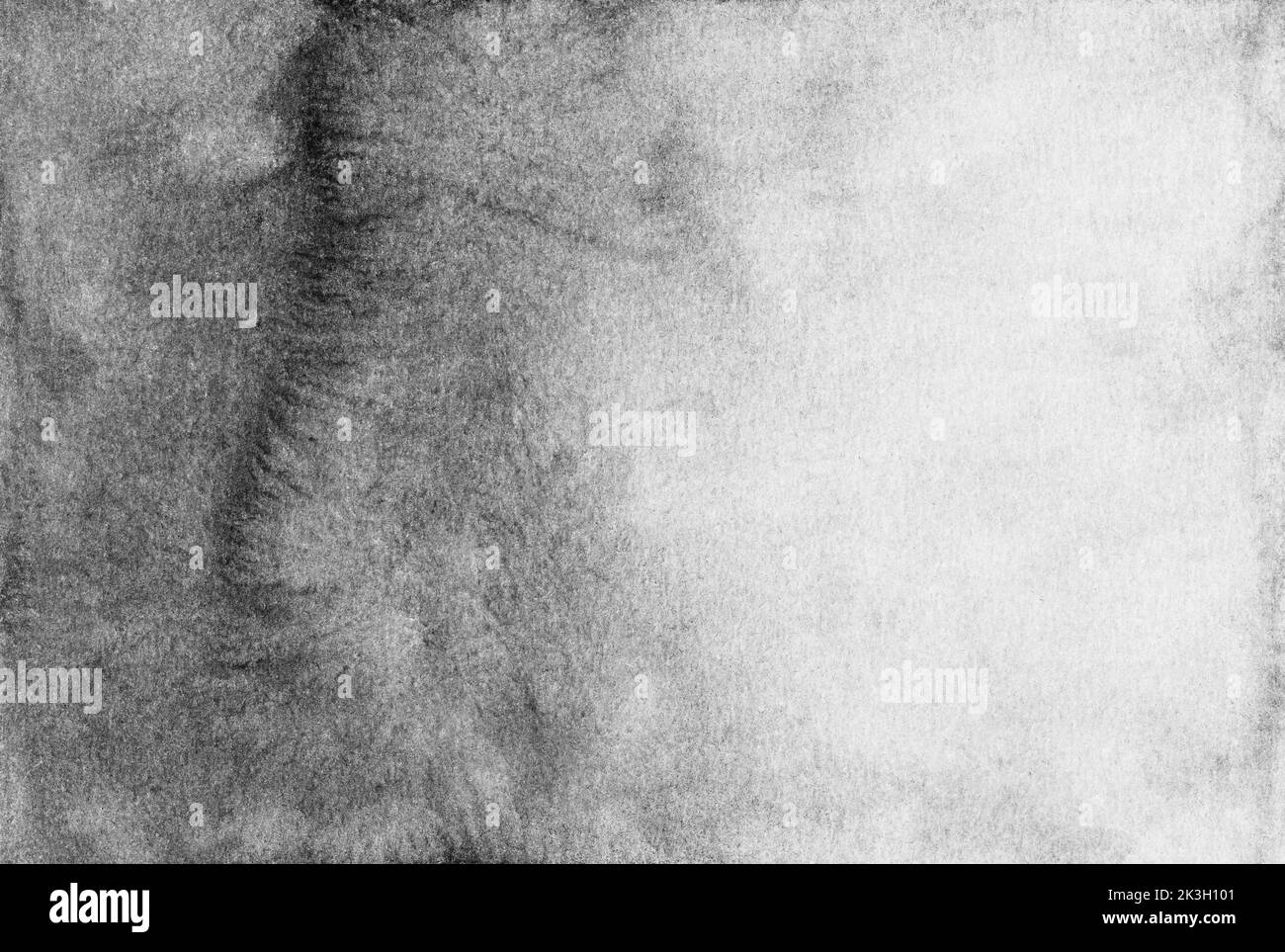 Watercolor light gray gradient background texture. Black and white ...