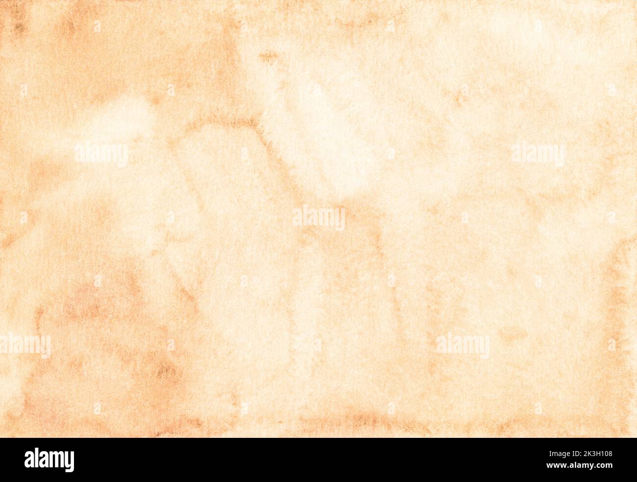 Watercolor light peach color background texture. Aquarelle abstract ...