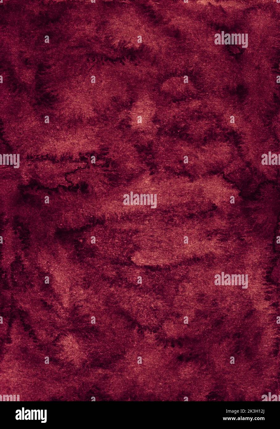 Watercolor deep burgundy background texture. Aquarelle abstract dark ...