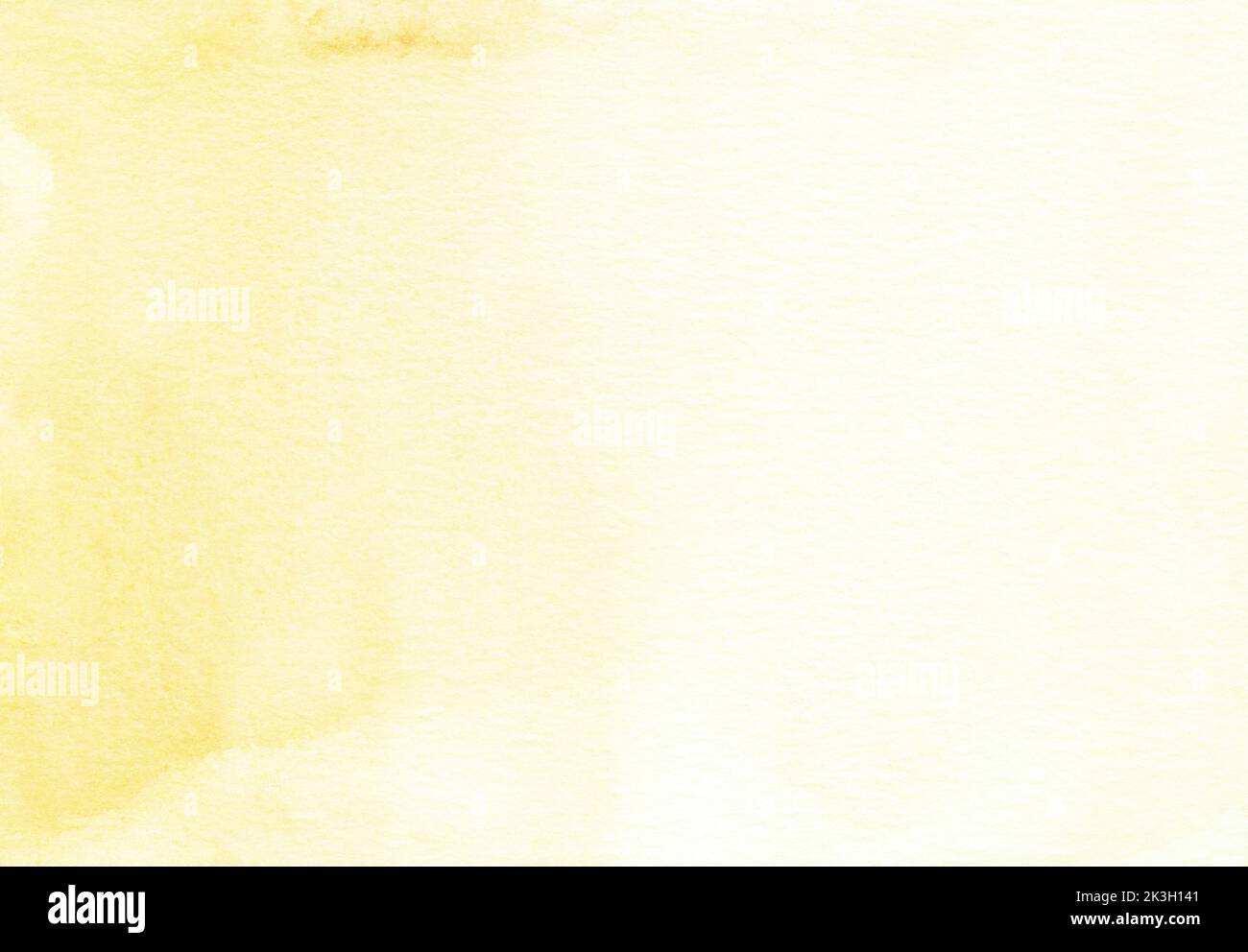 Watercolor light yellow ombre background texture. Aquarelle abstract ...