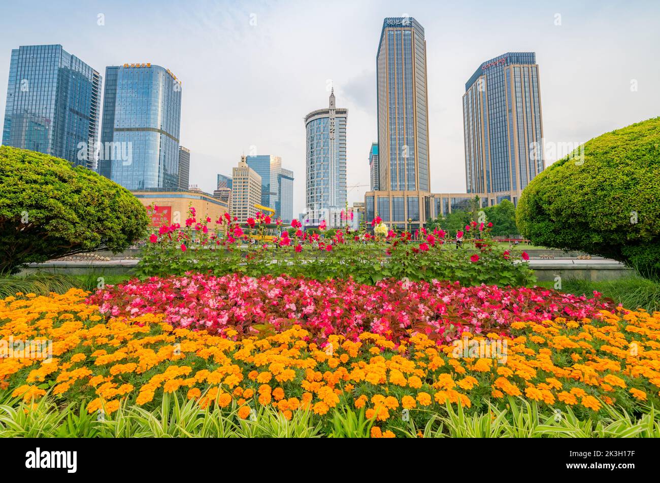 Tianfu Square, Chengdu, Sichuan, China Stock Photo - Alamy