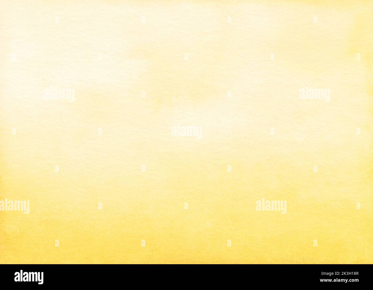 Watercolor light yellow gradient background texture. Pastel watercolour ...