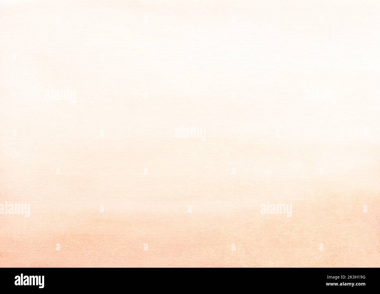 Watercolor light peach color background texture. Pastel orange ombre ...