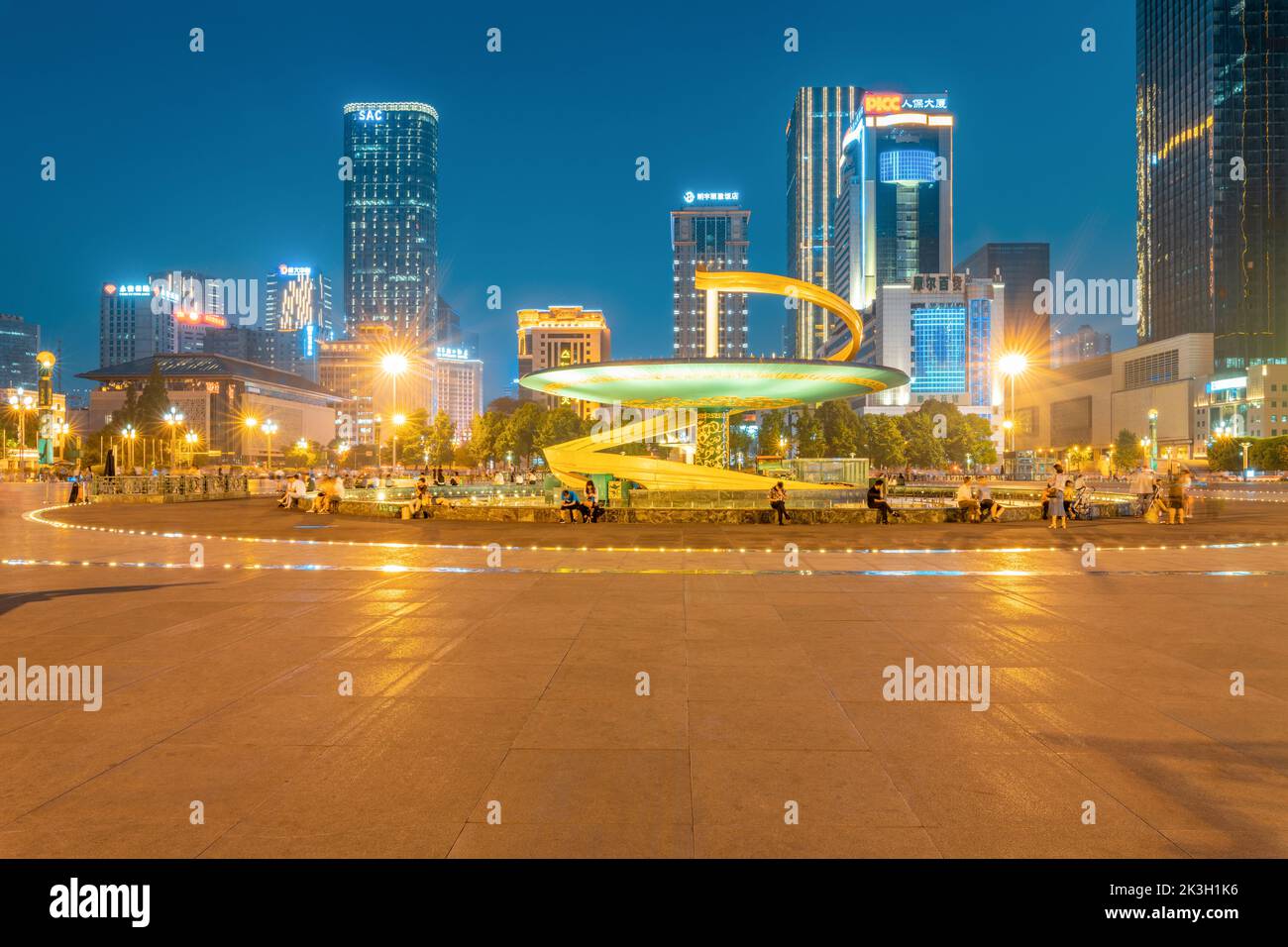 Tianfu Square, Chengdu, Sichuan, China Stock Photo - Alamy