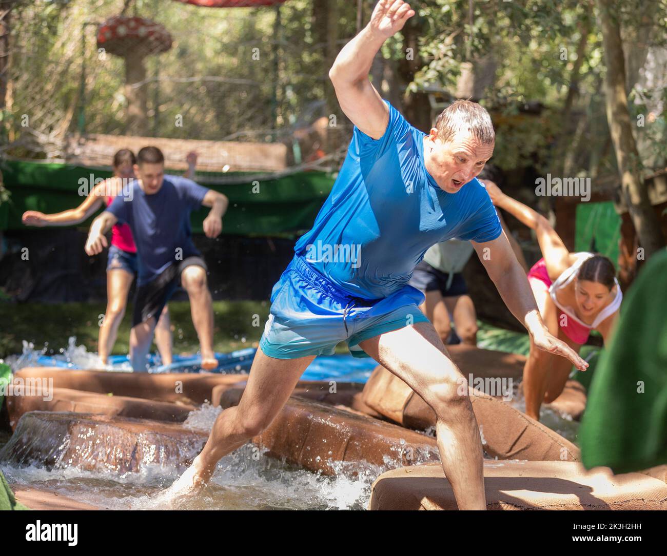 Overcoming an obstacle hi-res stock photography and images - Alamy