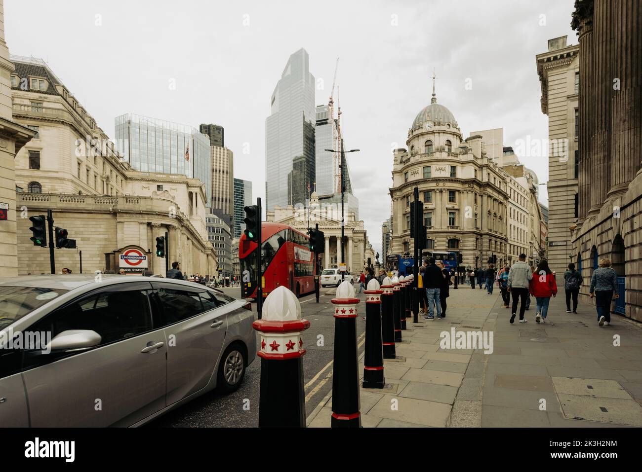 London Bank of England and Royal Exchange Stock Photo - Alamy