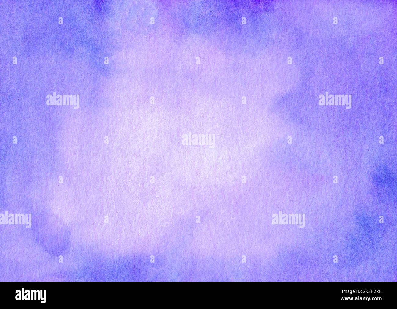 Watercolor light purple and white background texture with space for ...