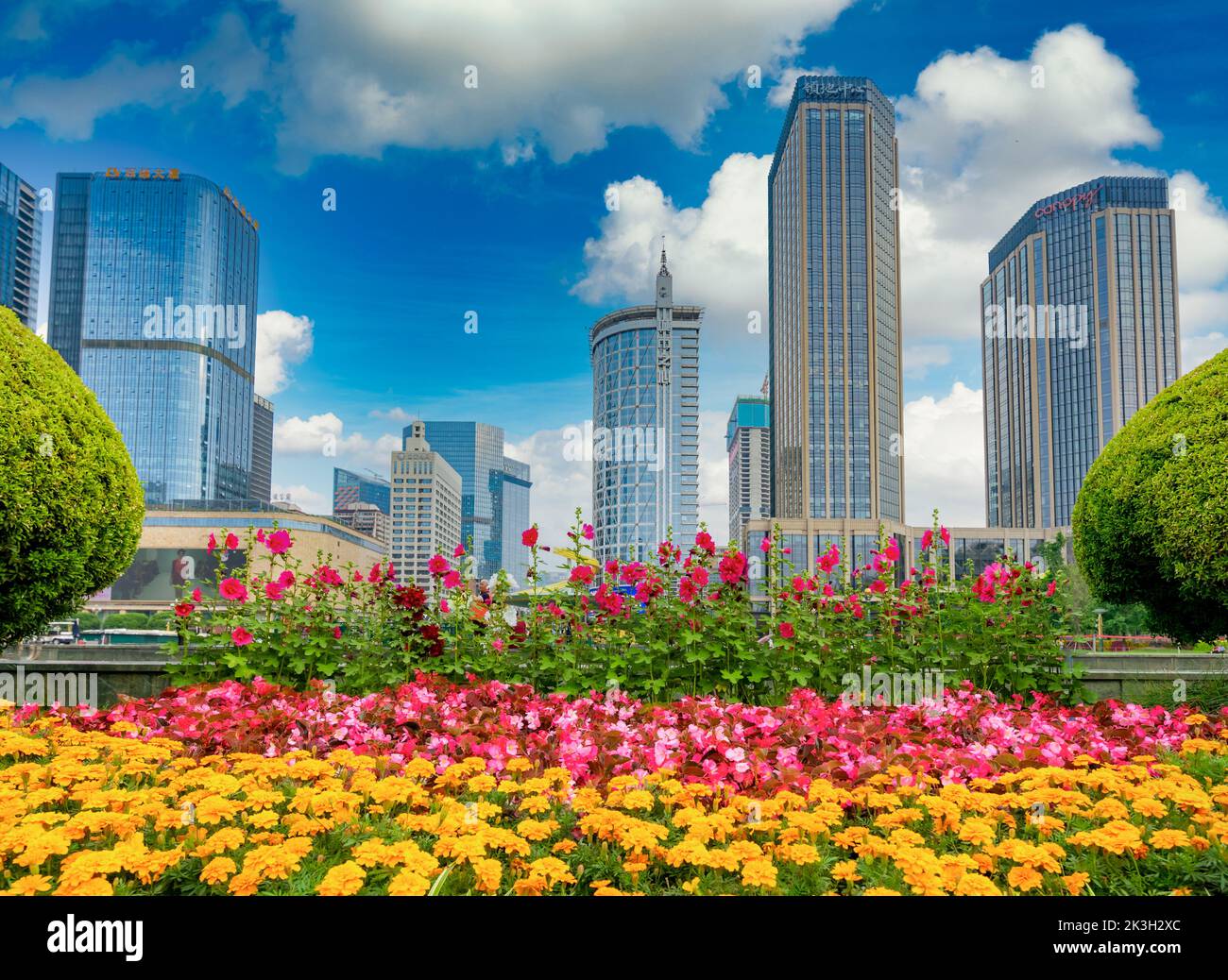 Tianfu Square, Chengdu, Sichuan, China Stock Photo - Alamy