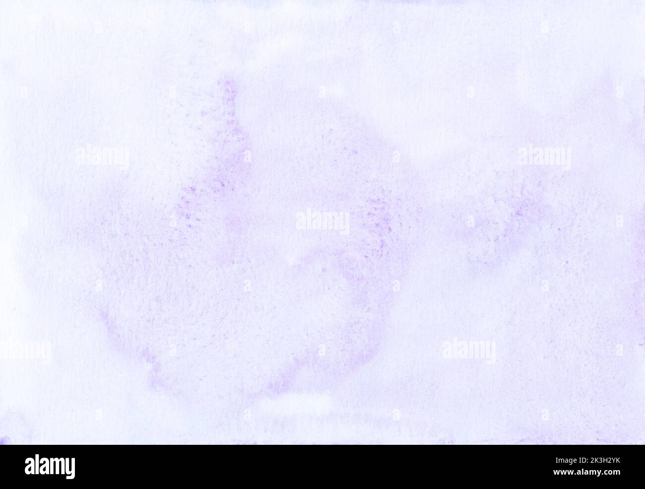 Watercolor messy violet and white background Stock Photo - Alamy