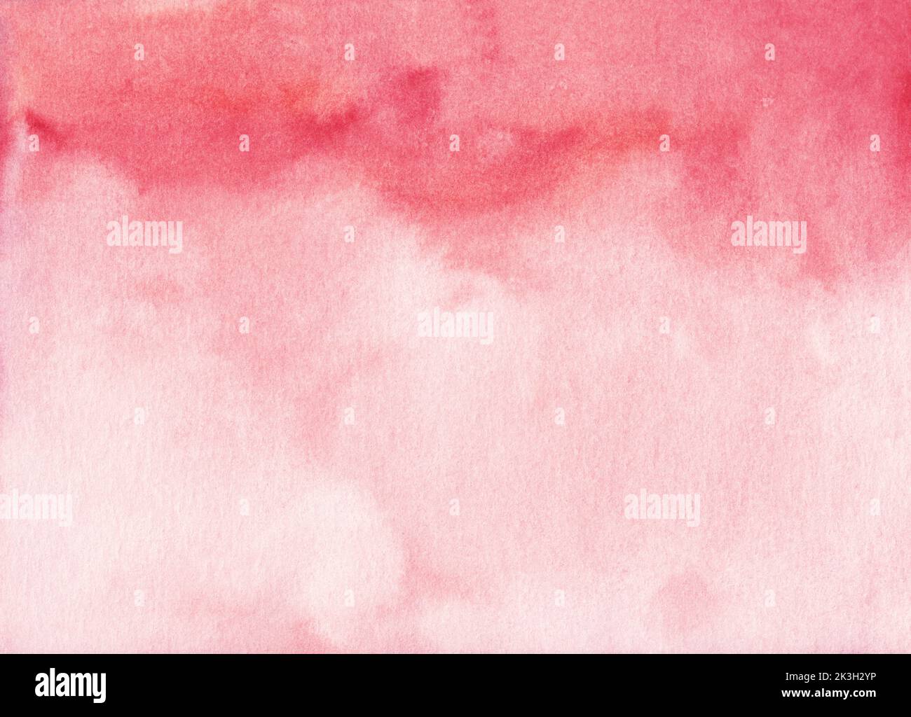 Watercolor light coral color gradient texture background hand painted ...