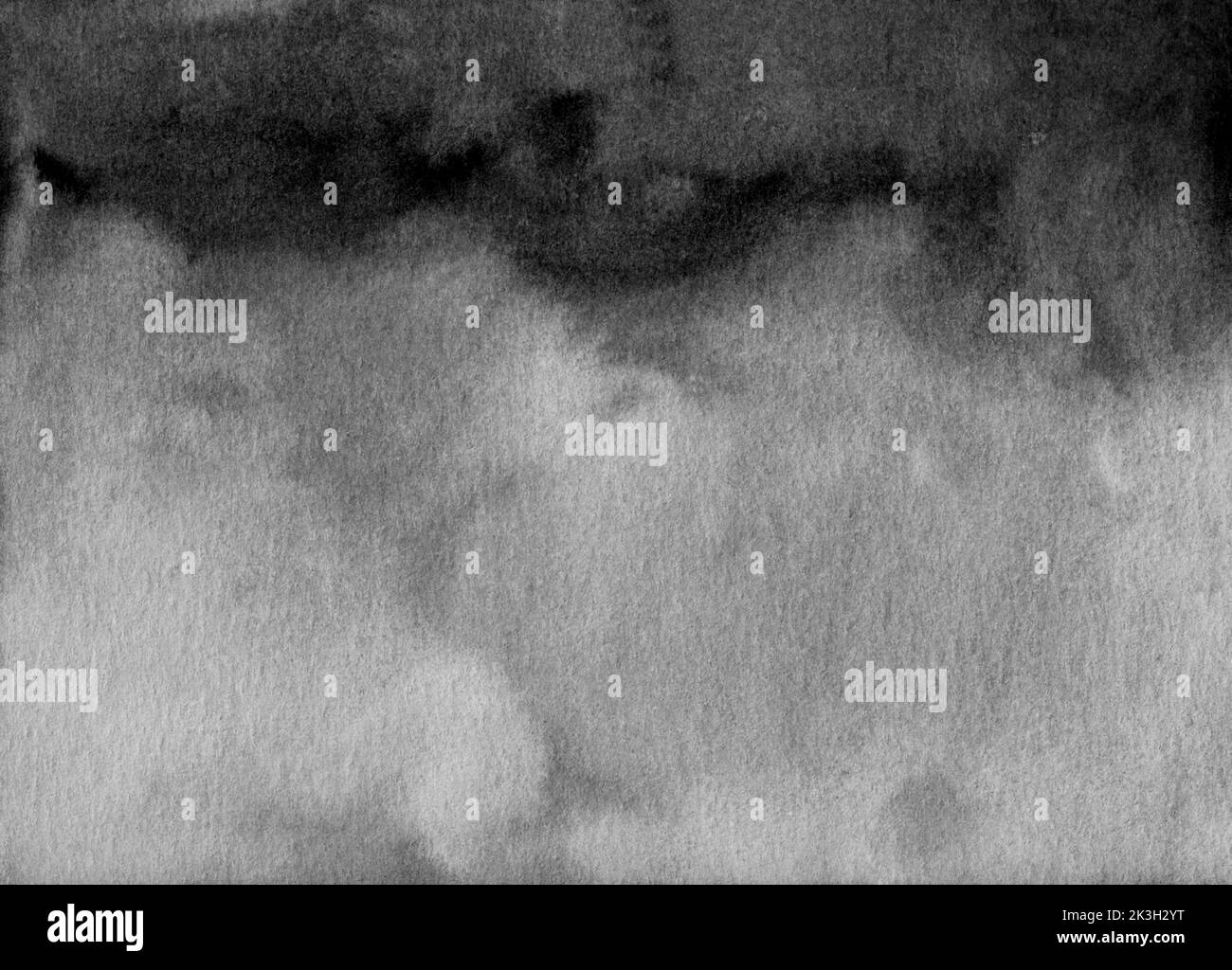 Watercolor black and gray gradient background. Monochrome texture, hand ...