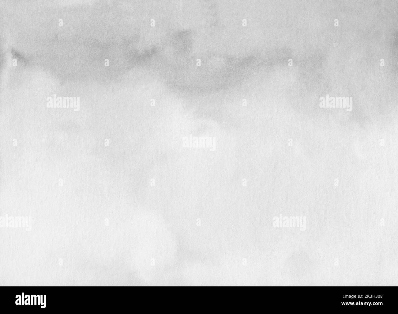 Watercolor light gray gradient background texture. Aquarelle monochrome ...