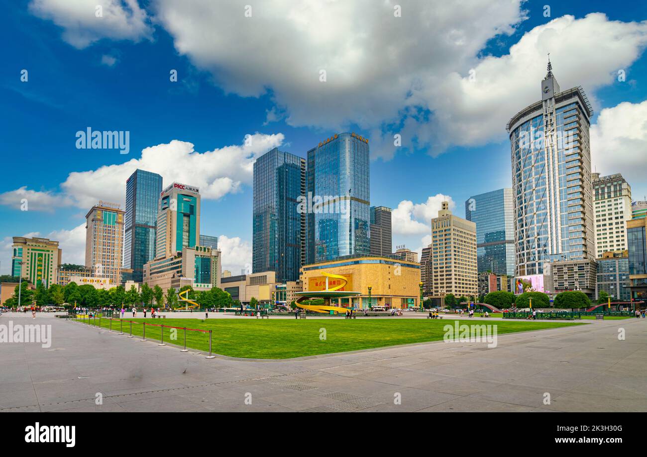 Tianfu Square, Chengdu, Sichuan, China Stock Photo - Alamy