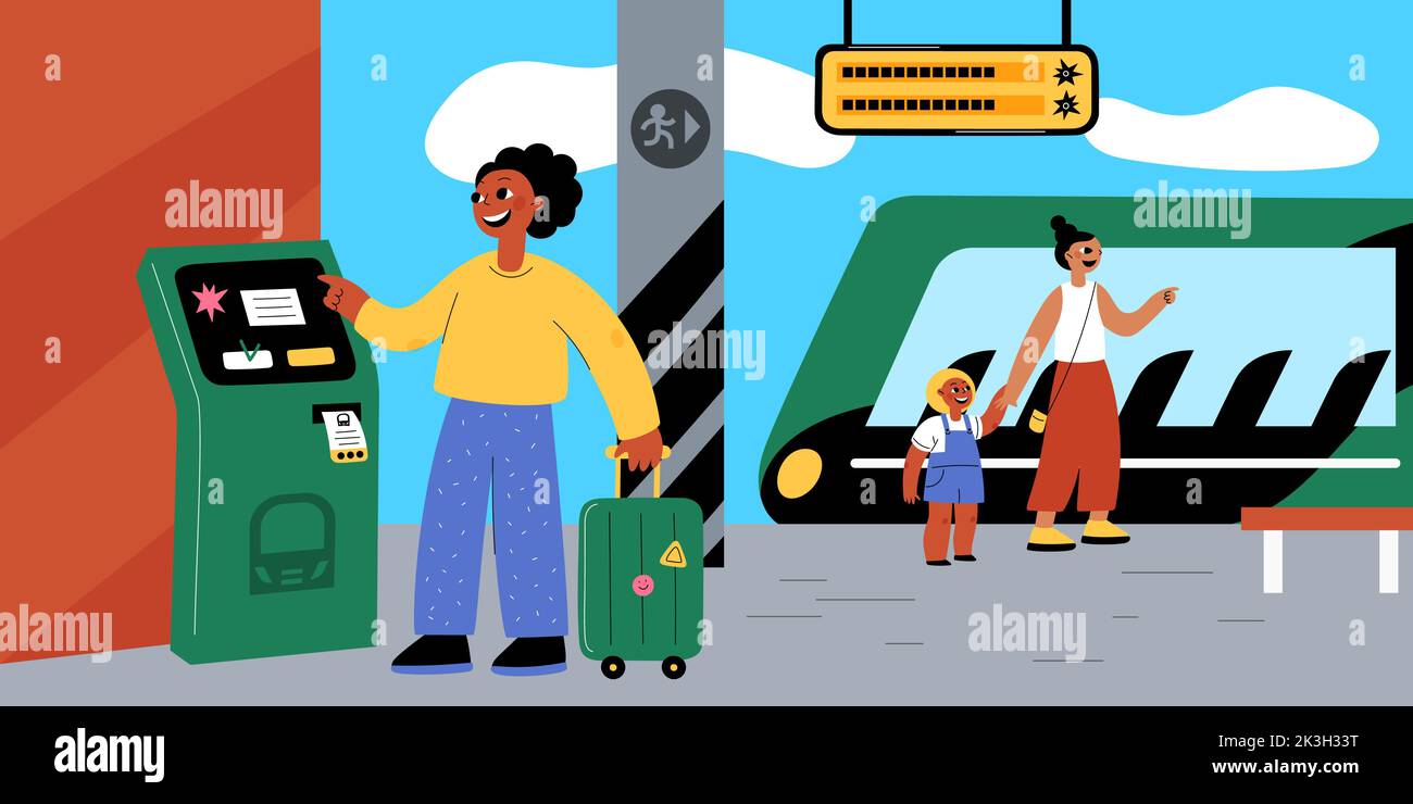 Pay point self service Stock Vector Images - Alamy